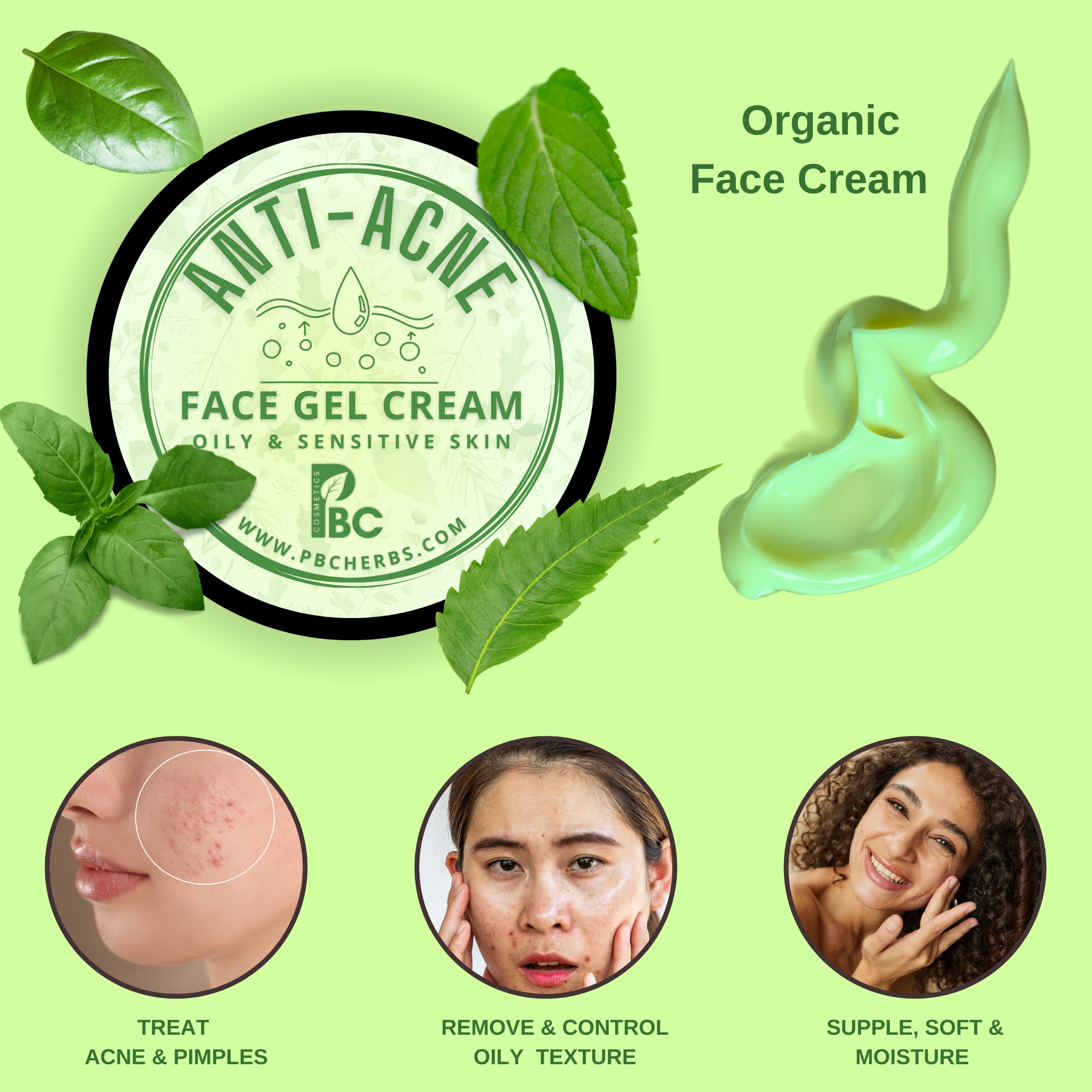 Anti Acne Face Gel Cream