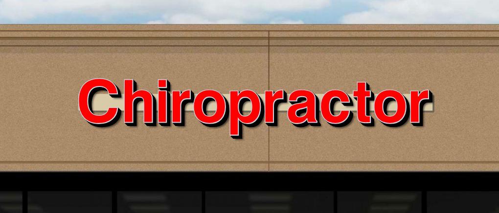 Buy Chiropractor Lit Signs | Shop, Price and Customize Chiropractic ...