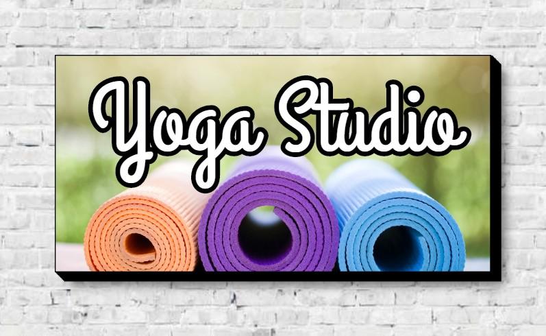 Buy Yoga Lit Signs | Shop, Price and Customize Yoga Signs | SignMonkey.com