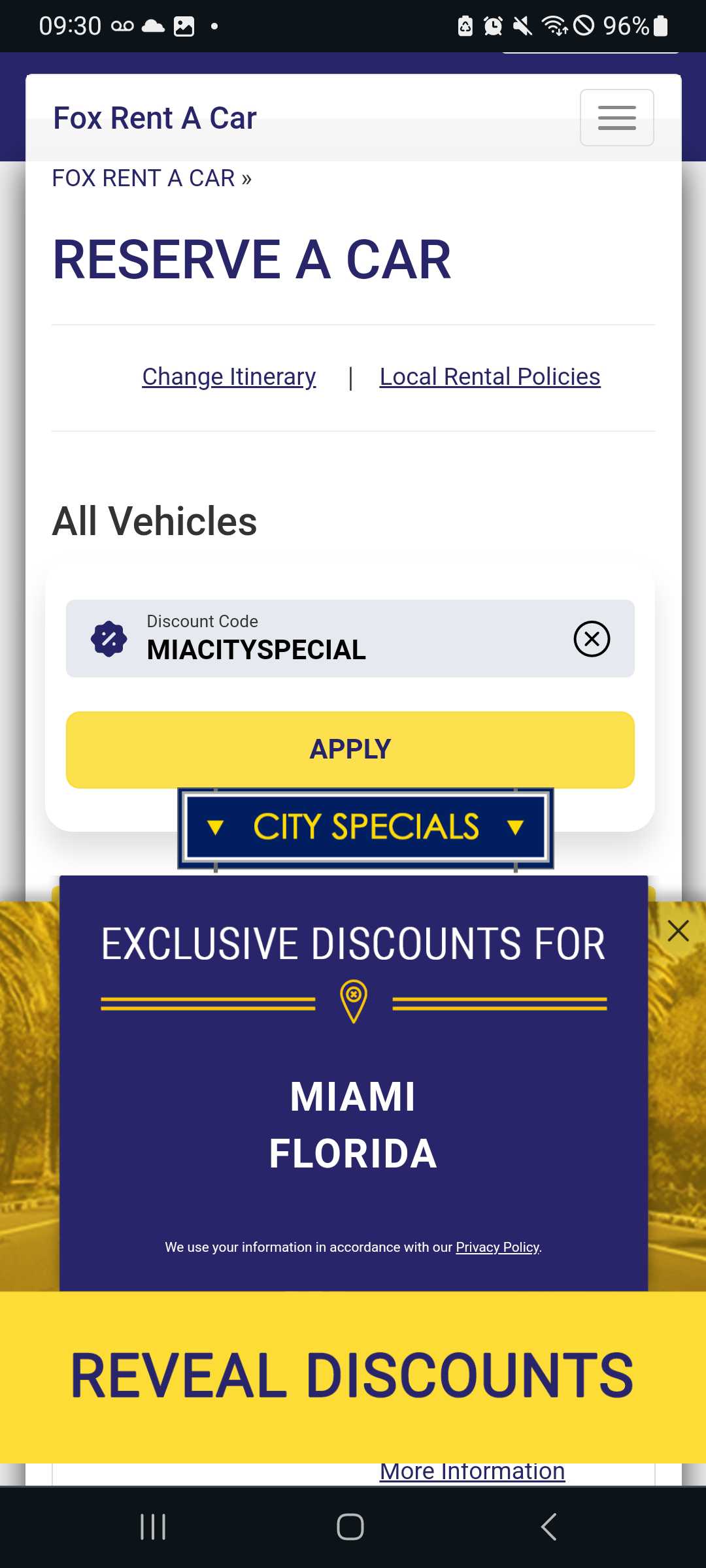 Fox Rent A Car Discount Codes - 30% Off | September 2024