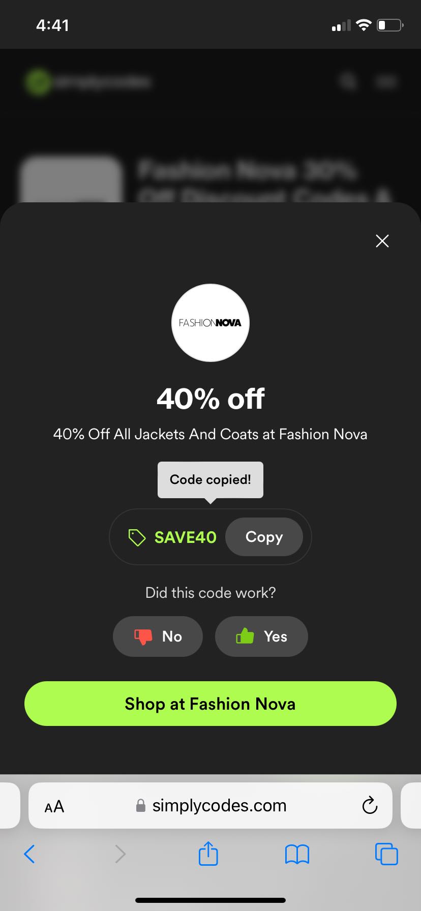 Fashion Nova Discount Codes - 30% Off | November 2024