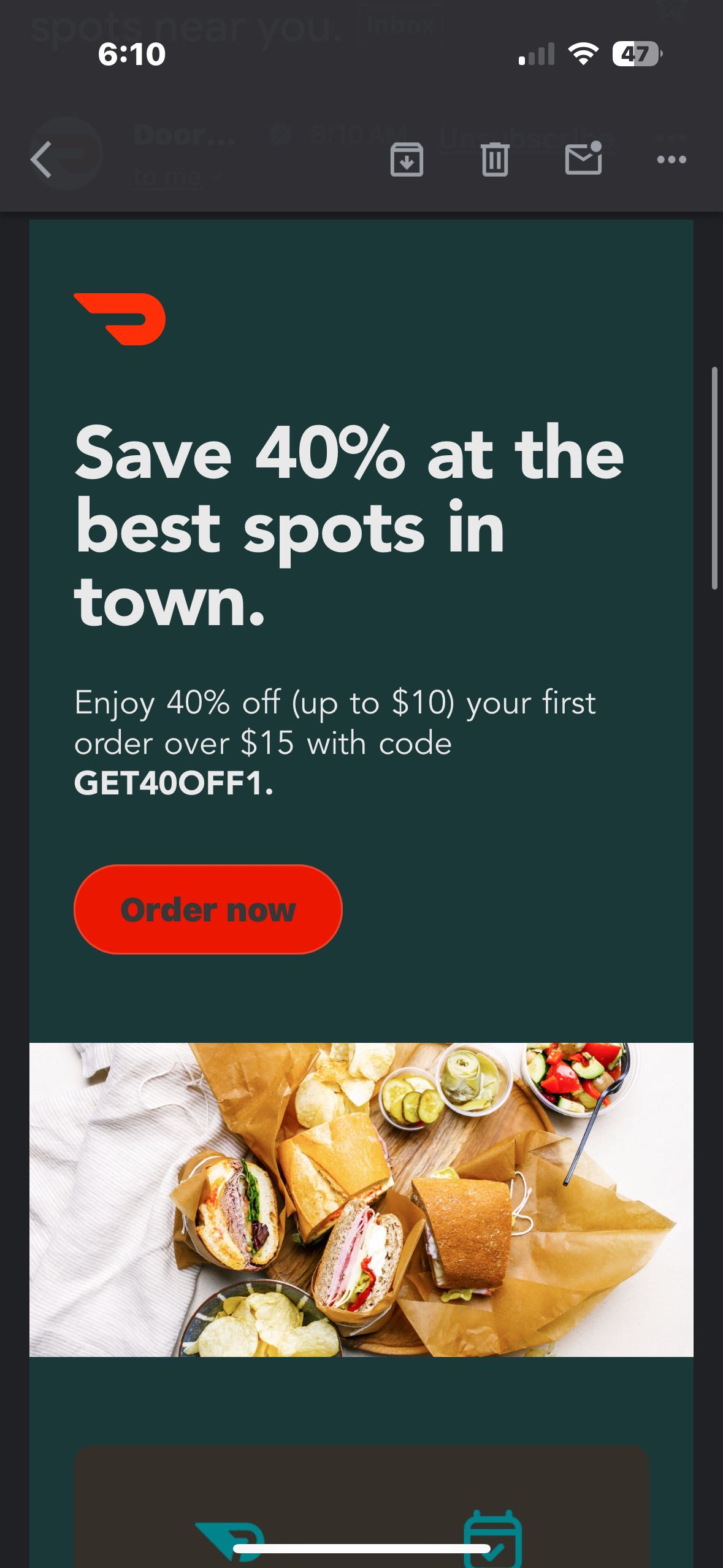 DoorDash Promo Codes - 50% Off | December 2024