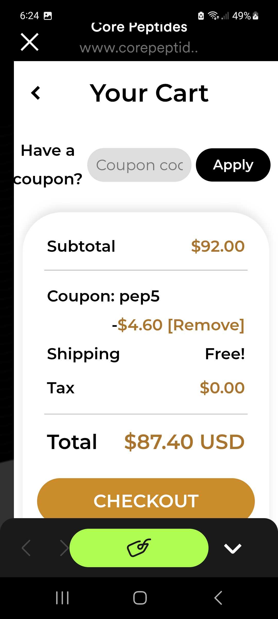 Core Peptides Promo Codes - 10% Off (7 Verified) Apr 2026