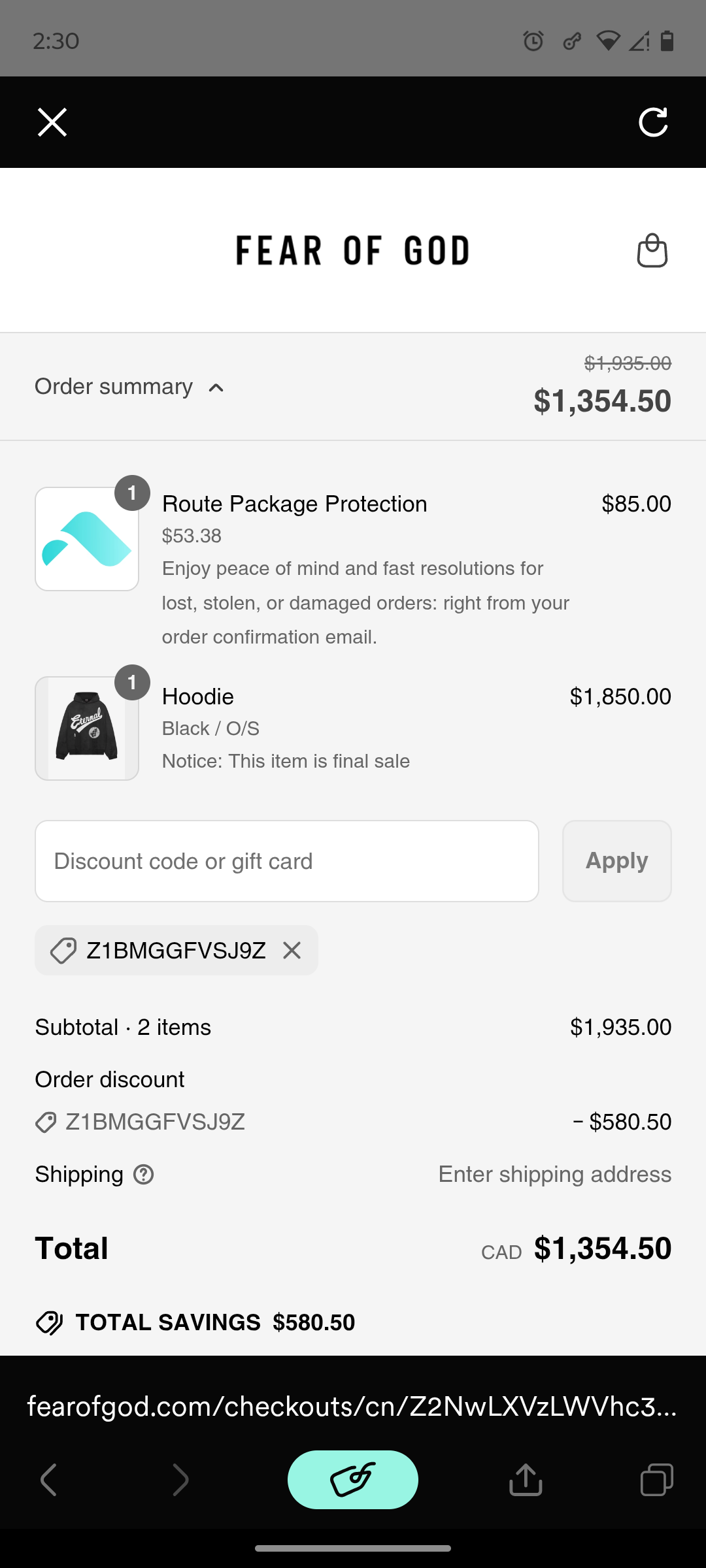Fear of God Promo Codes - 70% Off Coupons Jun 2026