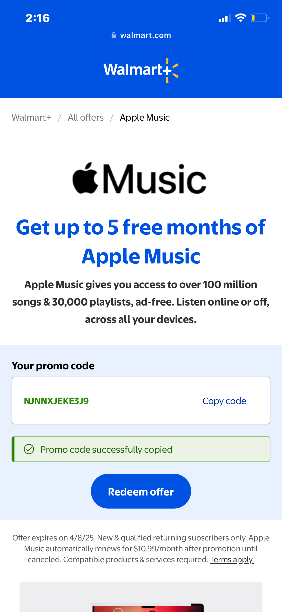 Walmart Plus Promo Codes - $150 Off (3 Verified) Apr 2026