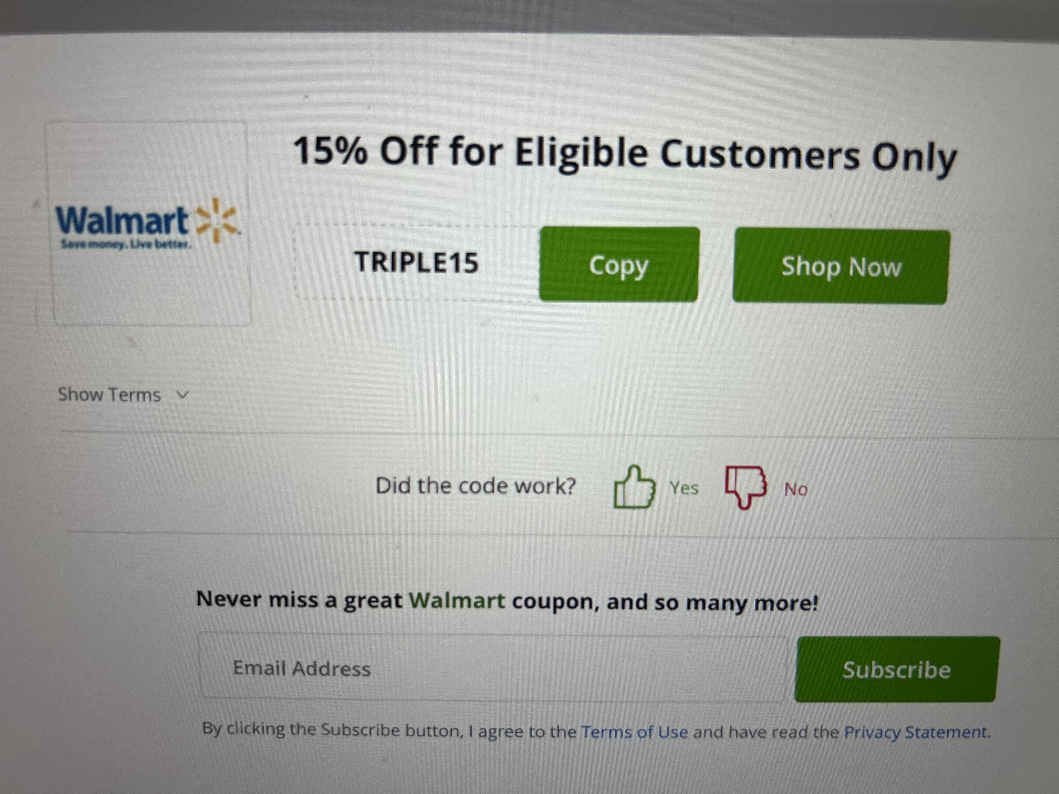 Walmart Promo Codes (1 Verified) - $10 Off Sitewide Aug 2025