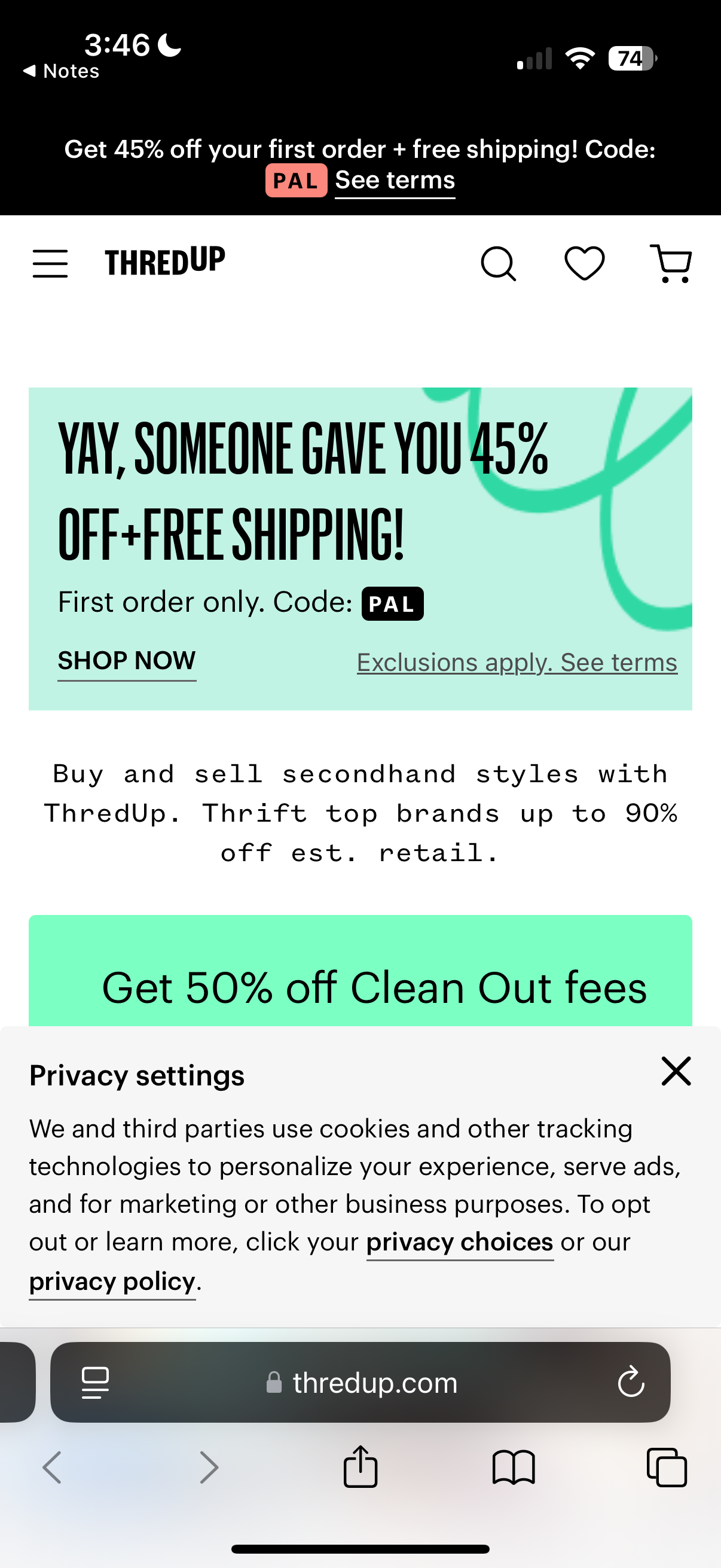 thredUP Discount Codes - 50% Off (3 Verified) Sep 2025