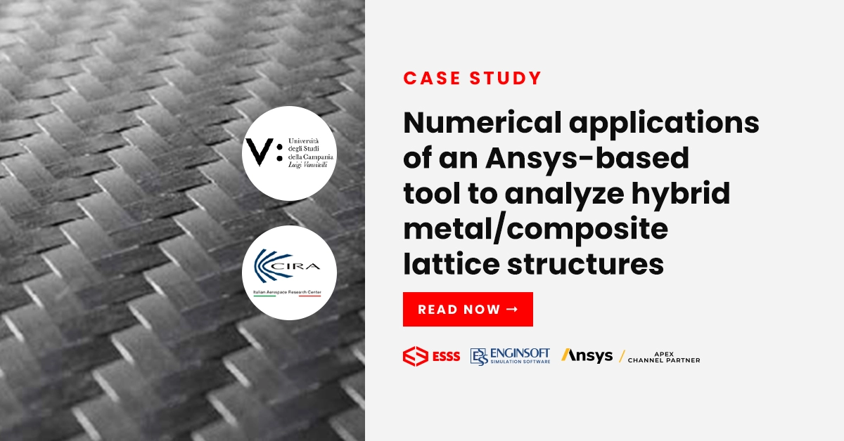 Ansys-based tool to analyze hybrid metal/composite lattice structures
