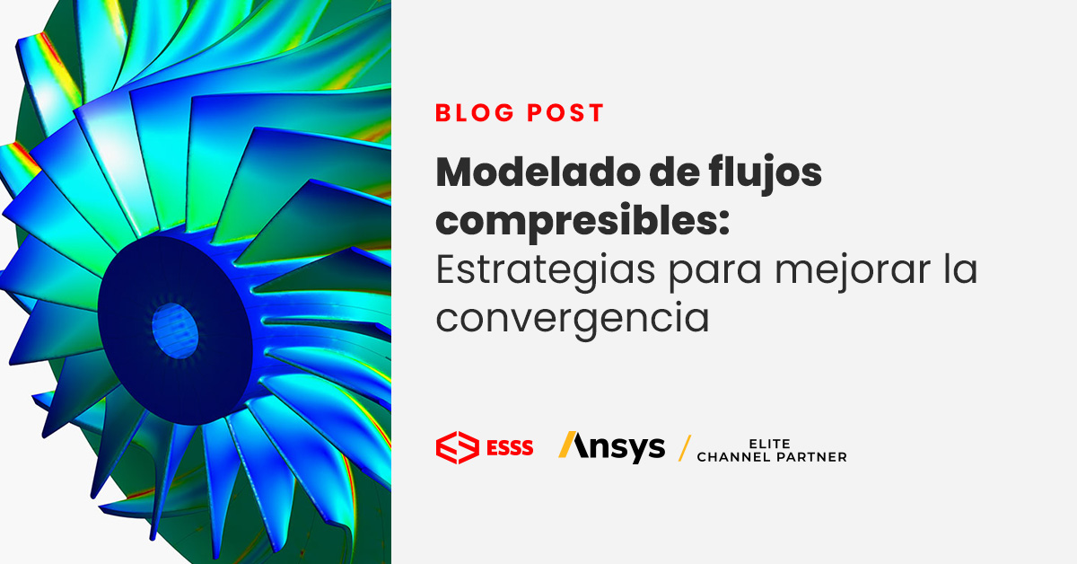 Modelado de flujos compresibles: estrategias para mejorar la convergencia