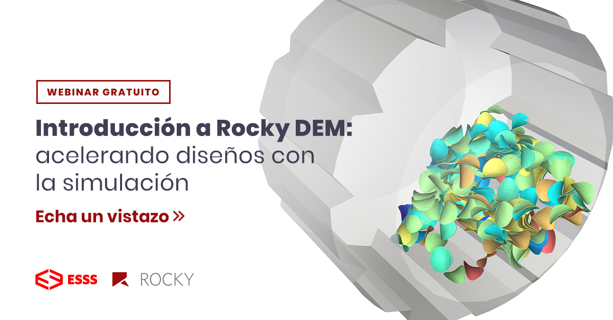 Webinar - Introducción a Rocky DEM - Simulación computacional