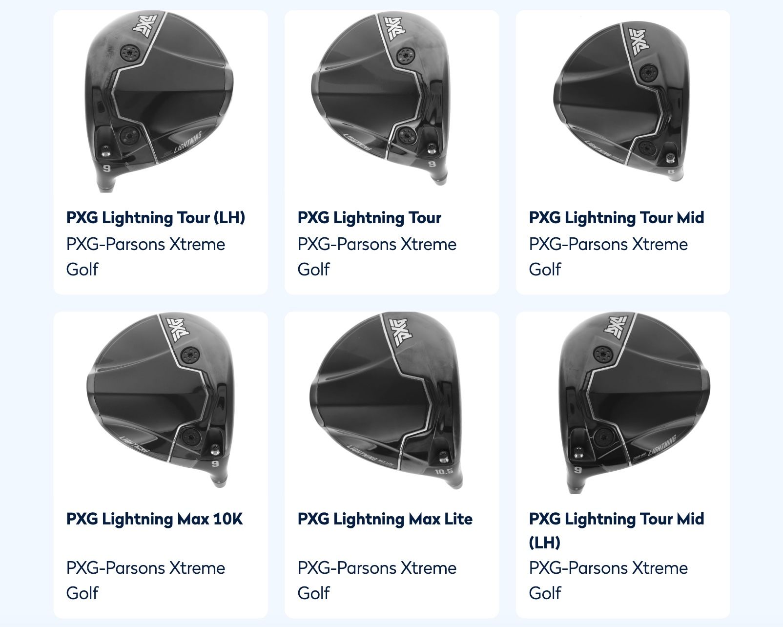 New PXG Lightning Drivers and Fairways Just Hit the Conforming List