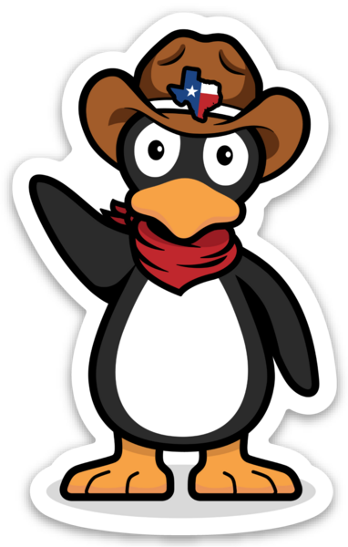 ST Math Texas JiJi by Amy Oelschlager | Die cut stickers | Sticker Mule EU