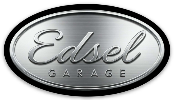 Edsel Garage logo 3"x1.67" decal. by Douglas @ EDSEL GARAGE | Die cut ...