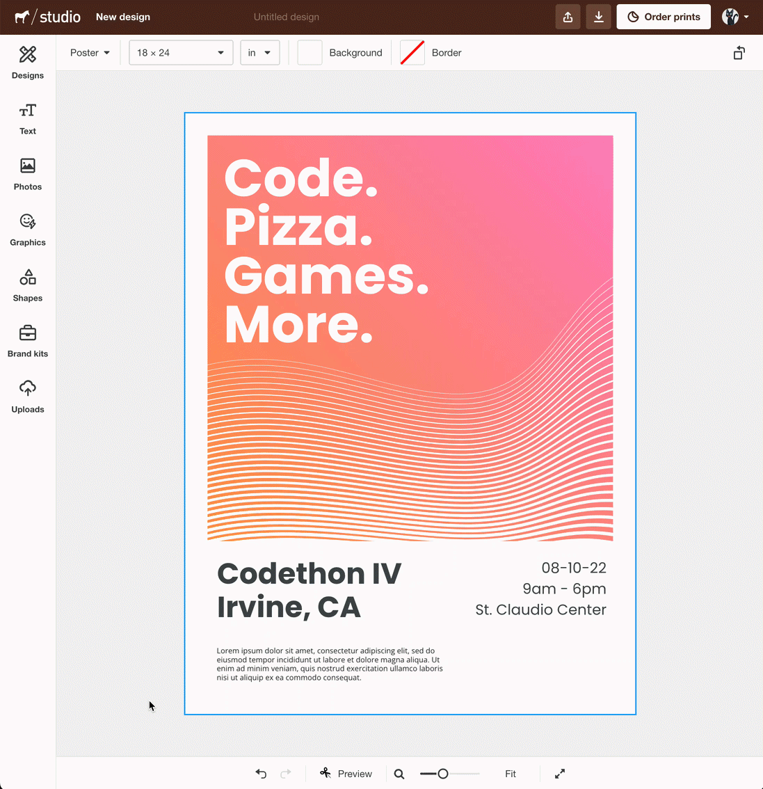 How can I generate a QR code in Studio? | Sticker Mule