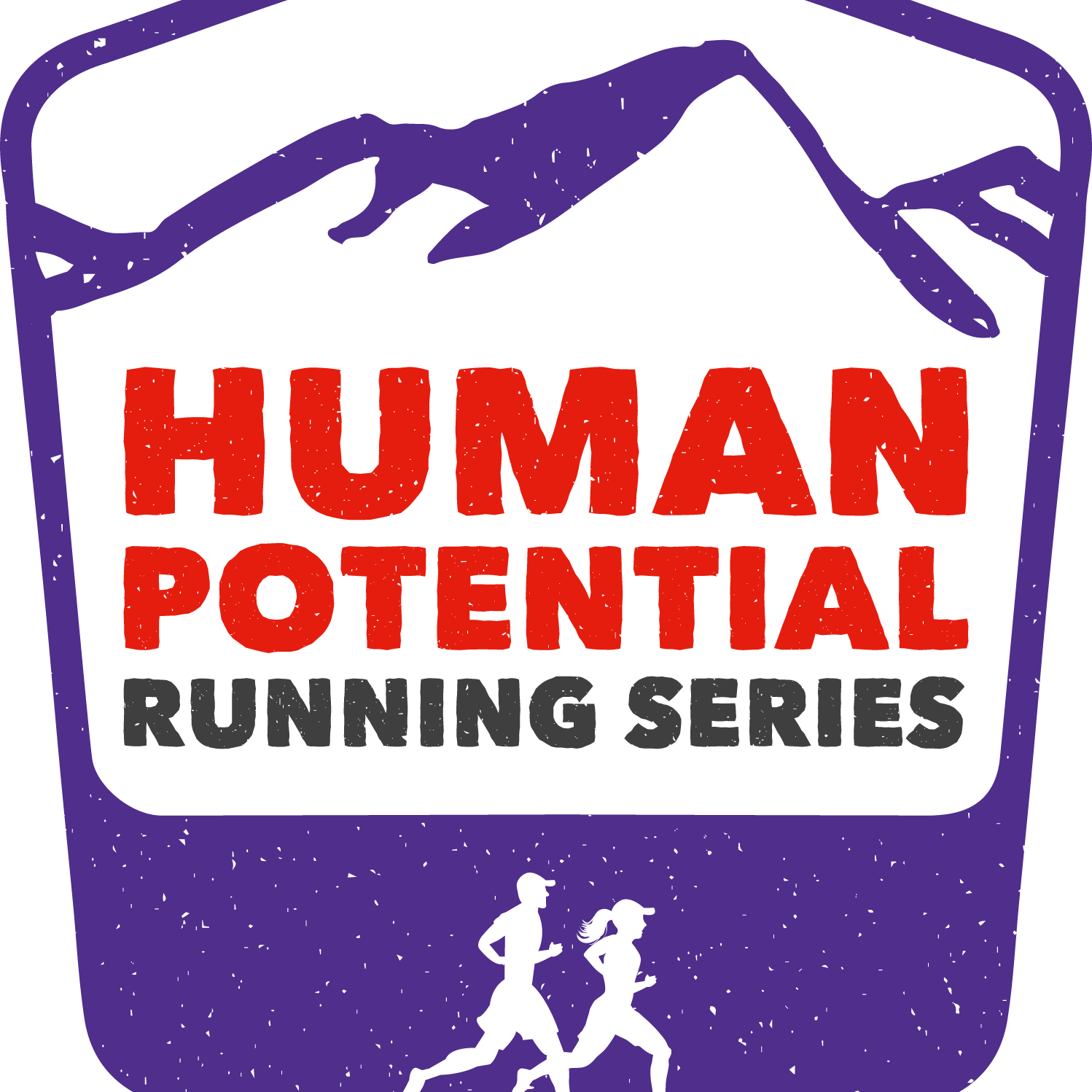 Human Potential Running Series stickers | Sticker Mule UK