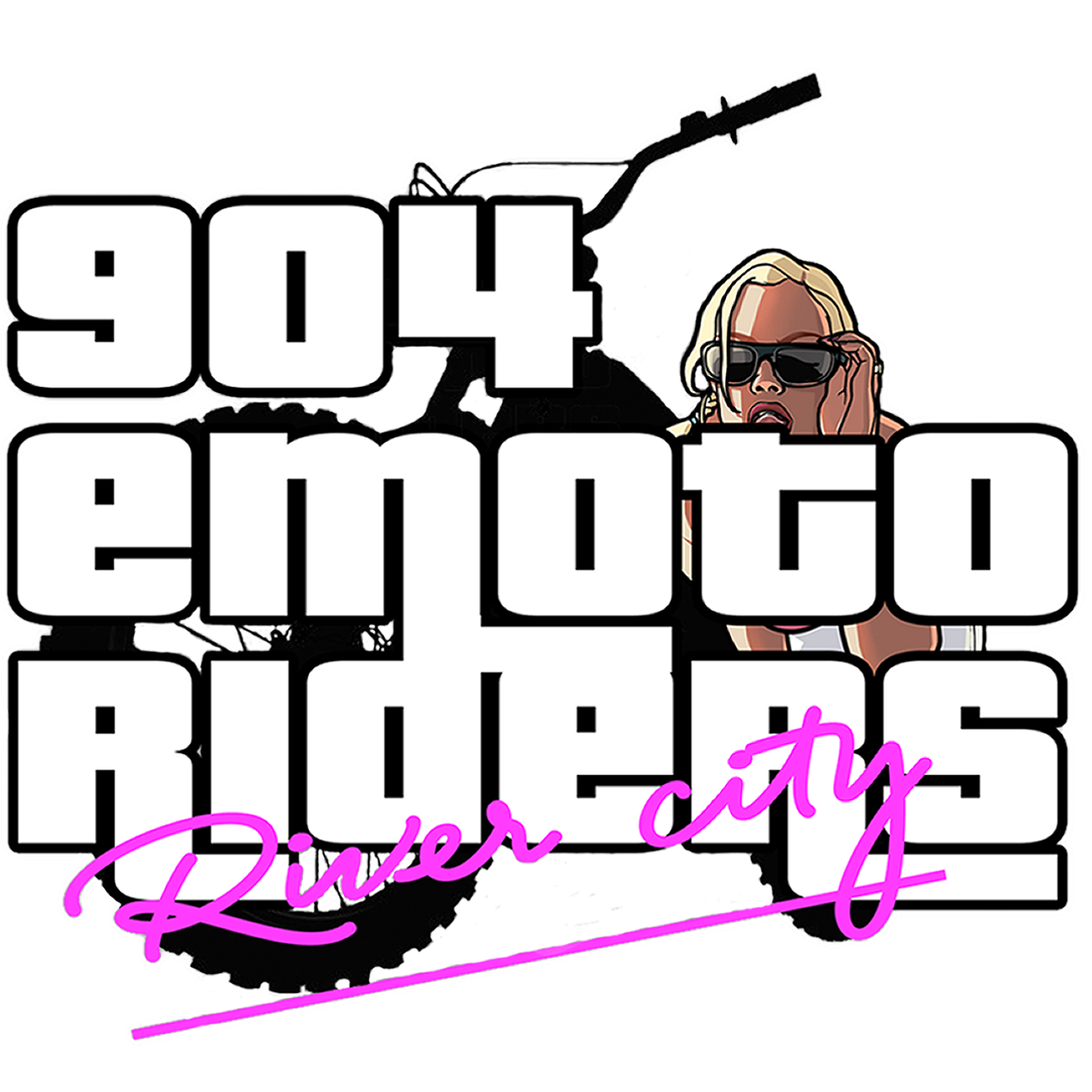904 Emoto Riders stickers, keychains | Sticker Mule India