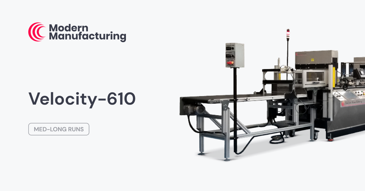 Velocity-610 | Machines | Modern Manufacturing