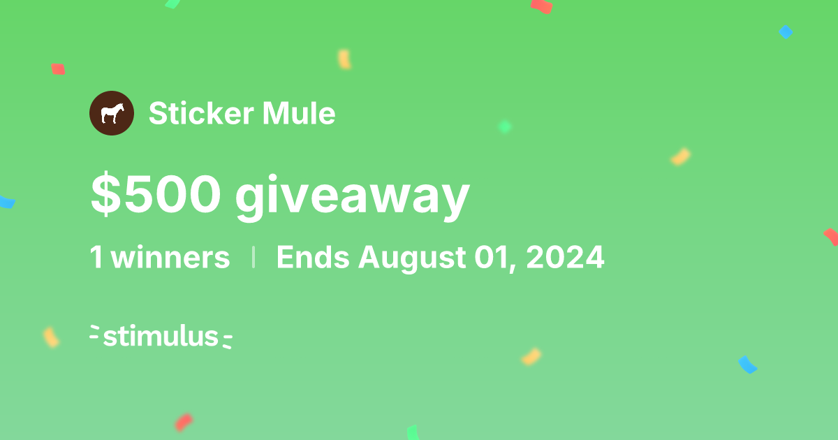 Sticker Mule: "Add some sparkle to your life. Get 50 glitter stickers ...