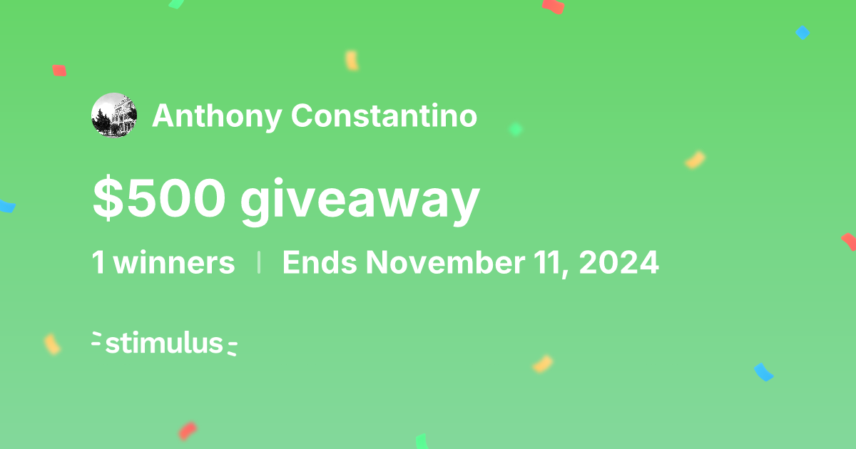 Anthony Constantino: "I put a lot on hold to work on the election. Now ...