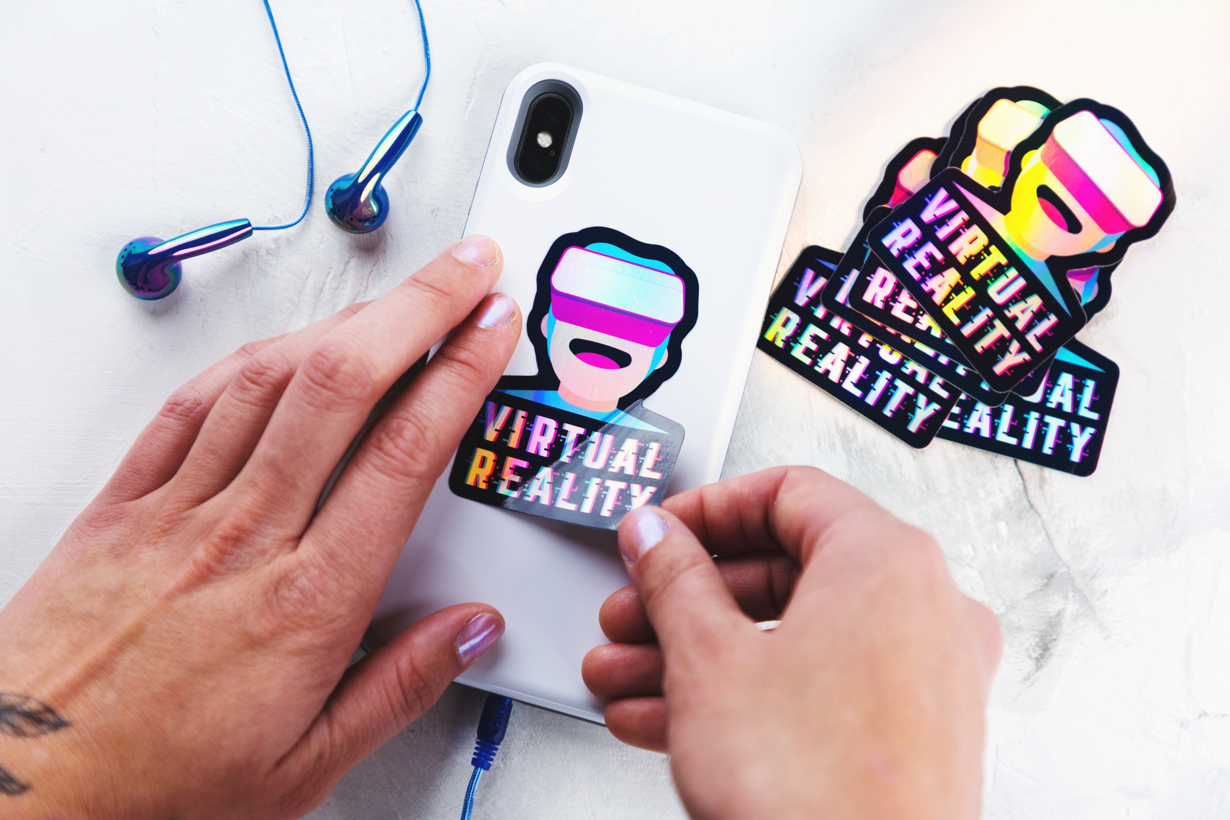 Sticker Mule: "Holo stickers kick ass! Get 50 for $29 + free shipping ...