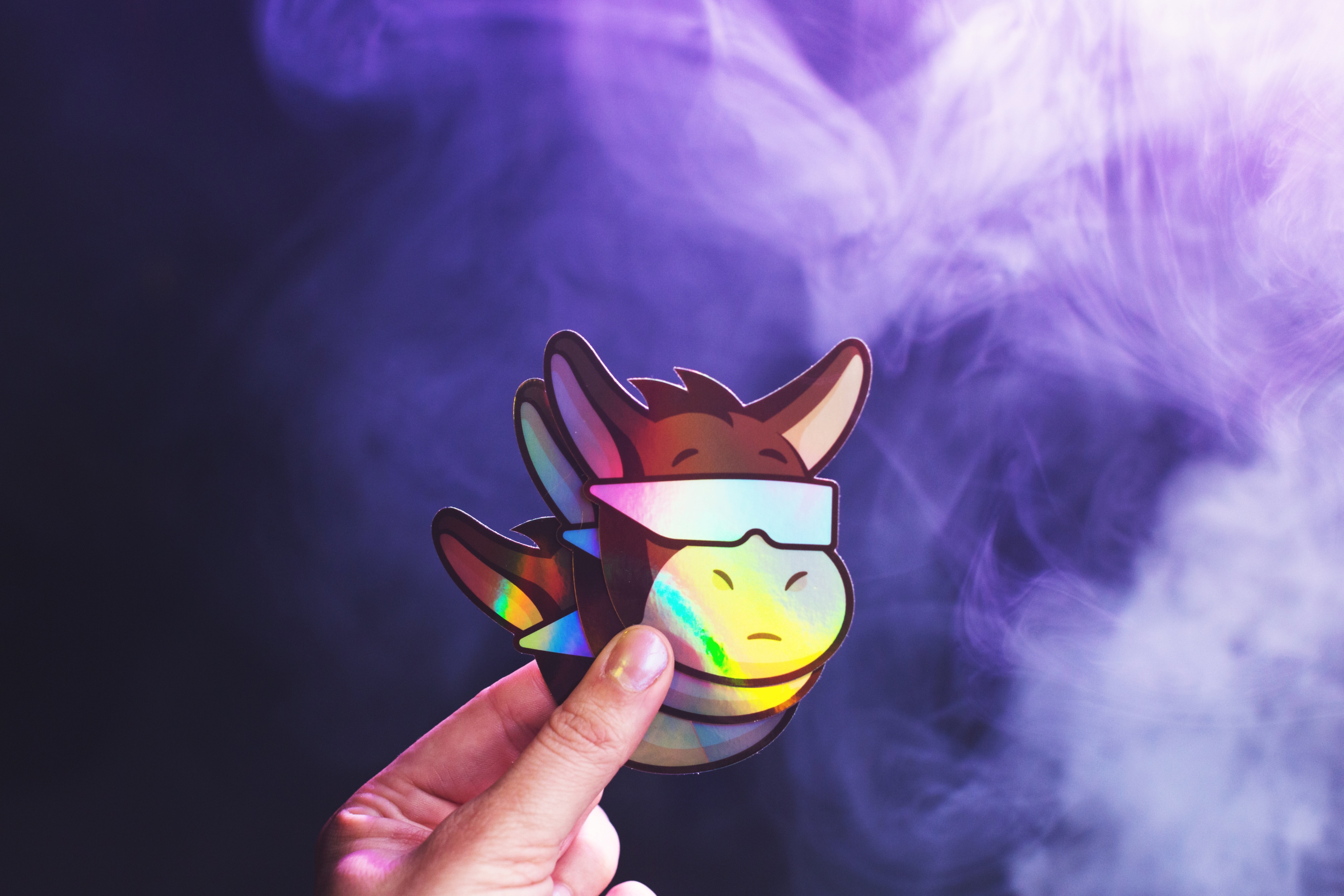 Sticker Mule: "Save on holographic stickers. 🌈 Get 50 for $29 (normally ...