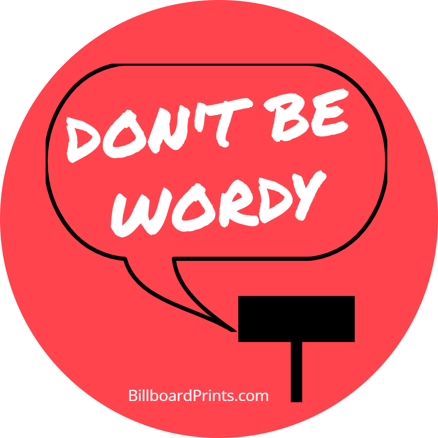 Vote for Billboards round sticker design | Free design templates ...