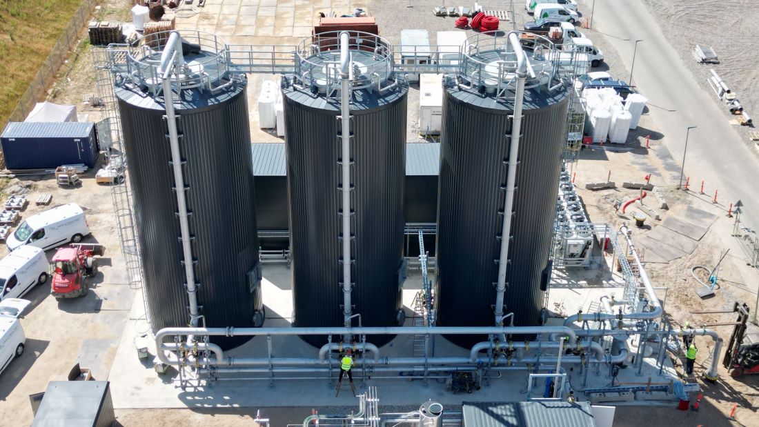 Biogasteknik A/S produserer en biogasstank på 17.000 kubikkmeter ...