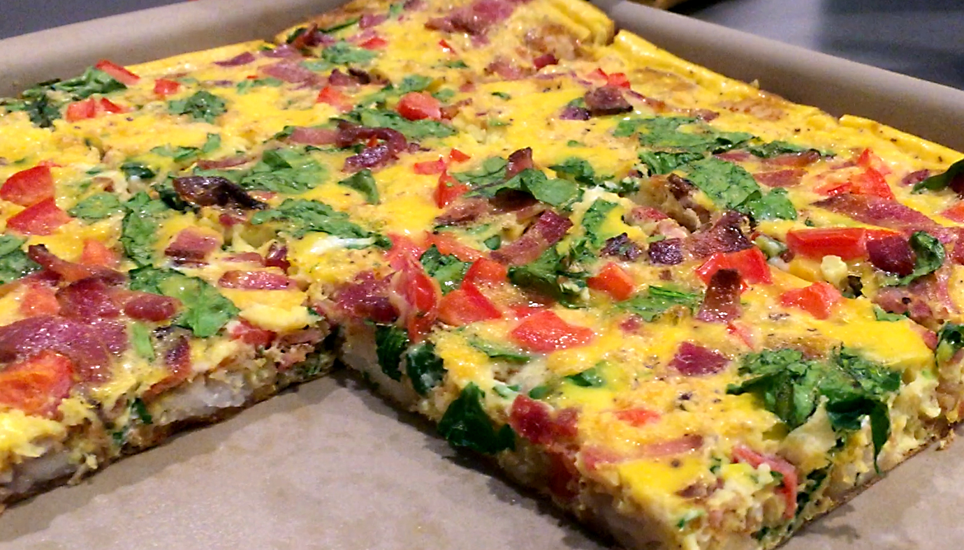 Hash Brown Rounds Breakfast Quiche - Smart Family Living