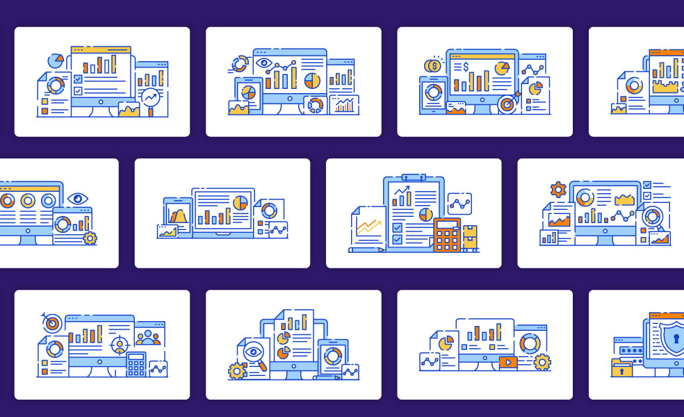 Data Analytics Illustrations - Smashing Stocks
