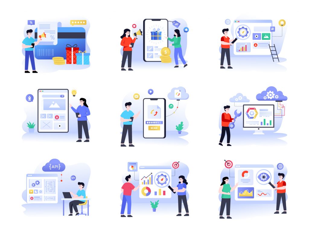 140 Tech Illustrations - Smashing Stocks