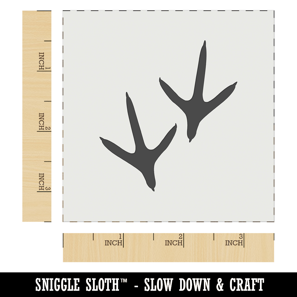 Chicken Footprints Tracks Wall Cookie DIY Craft Reusable Stencil | eBay