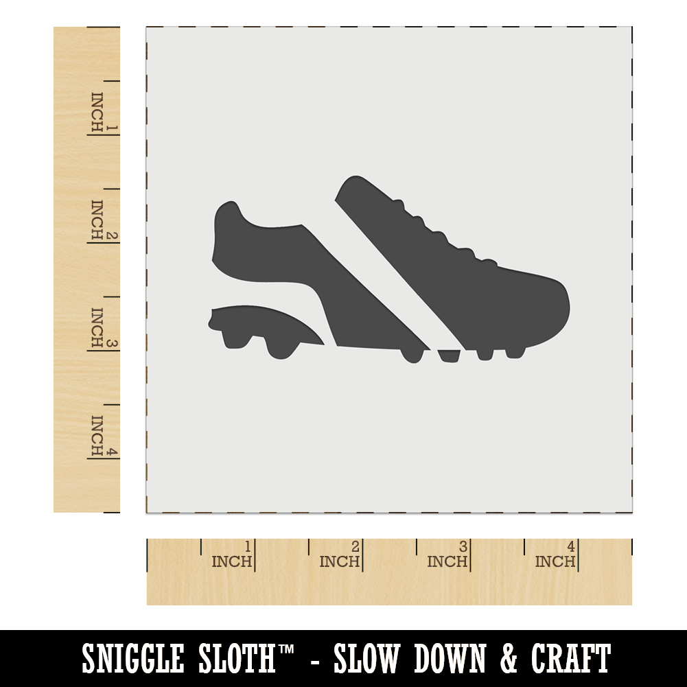 Soccer Football Cleats Sports Shoes Wall Cookie DIY Craft Reusable ...