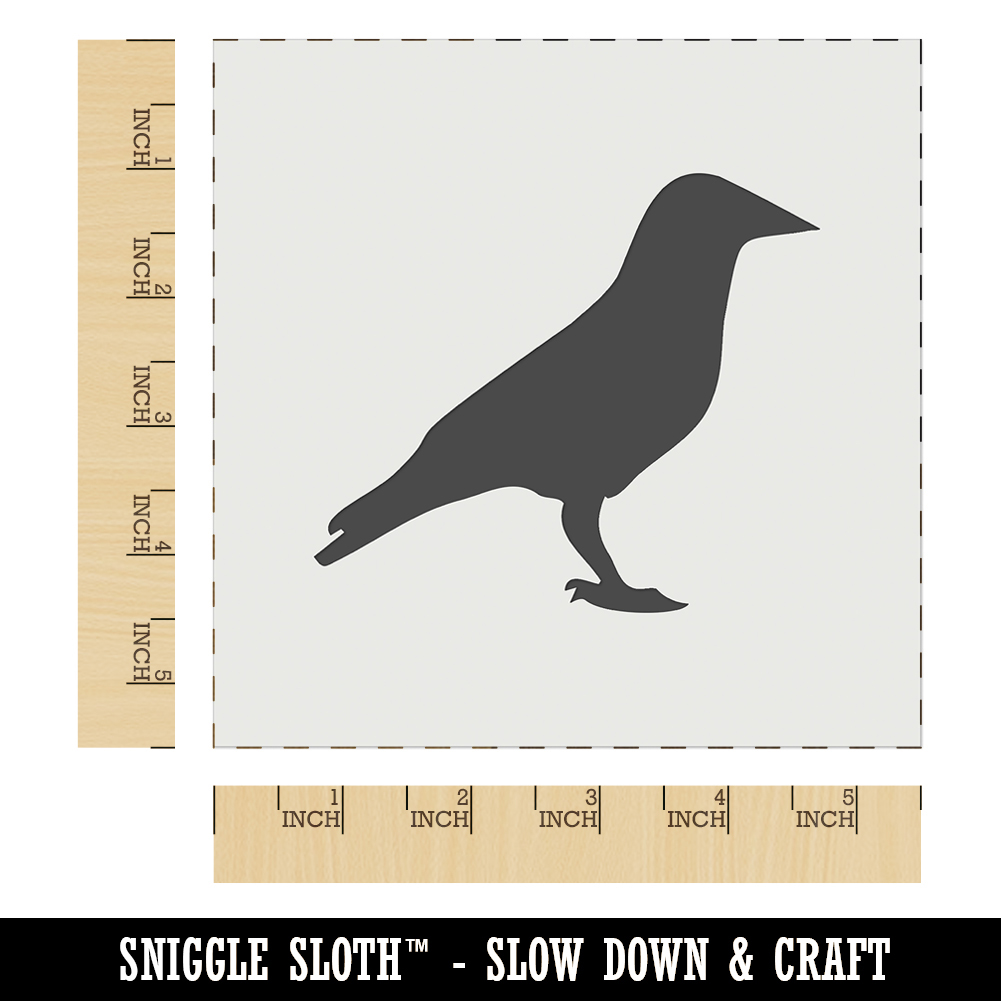 Crow Solid Wall Cookie DIY Craft Reusable Stencil | eBay