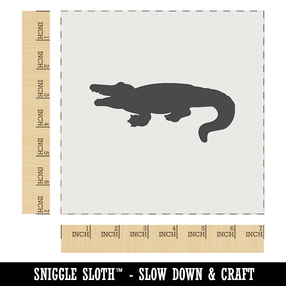 Alligator Crocodile Solid Wall Cookie DIY Craft Reusable Stencil | eBay