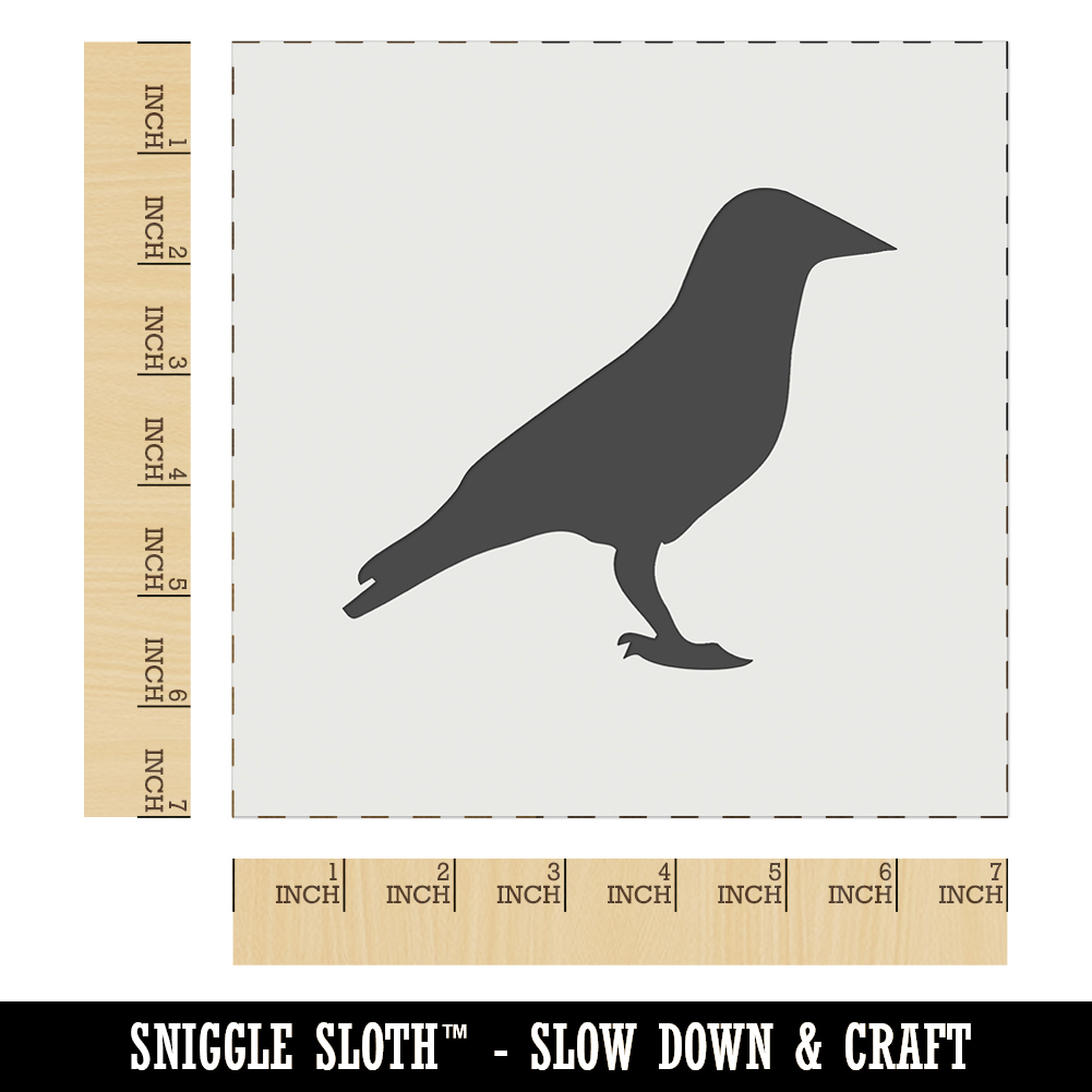 Crow Solid Wall Cookie DIY Craft Reusable Stencil | eBay