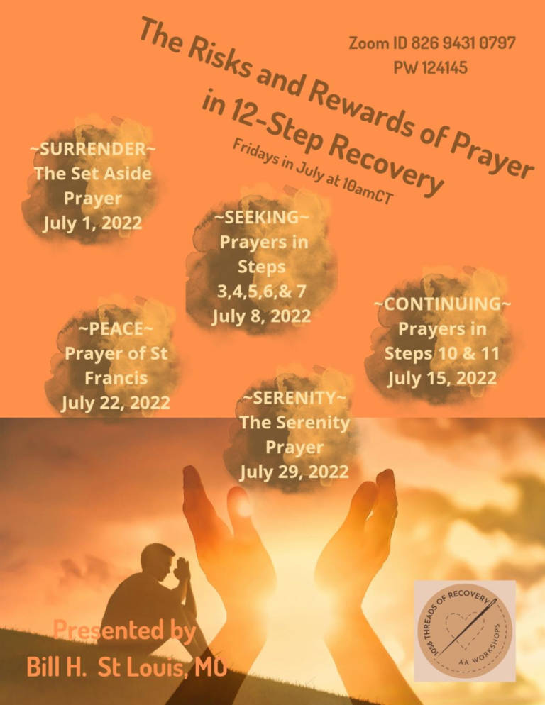 Bill H. - Risks and Rewards of Prayer - 5 of 5 - Serenity - The ...