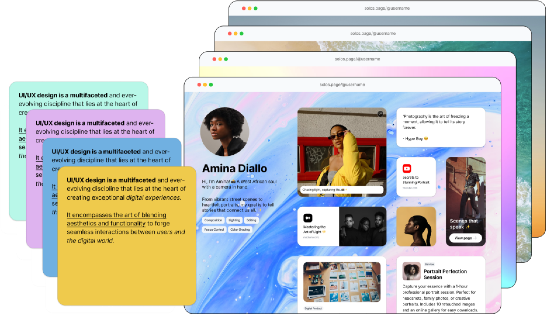 Solos | Simple & Beautiful Page Builder