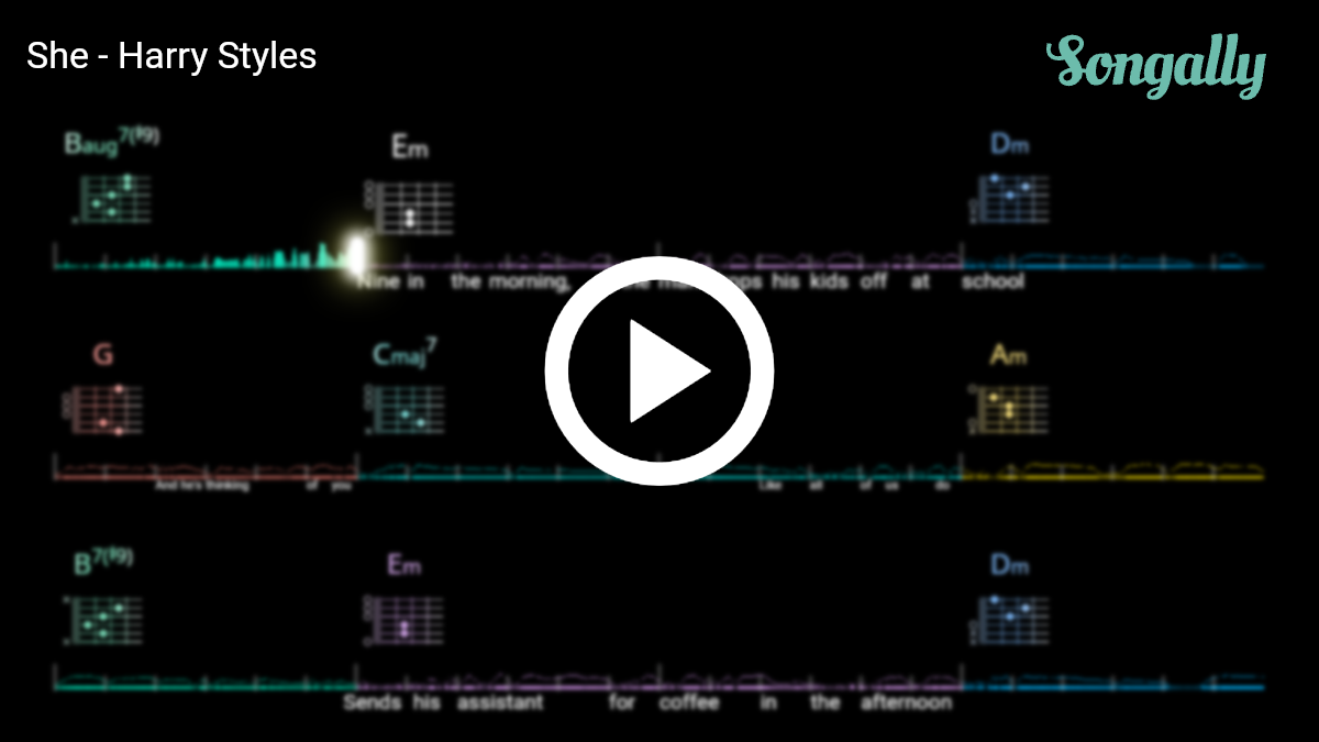 She Chords and Lyrics - Songally