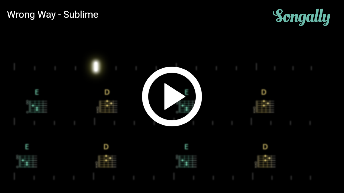 Wrong Way Chords and Lyrics - Songally