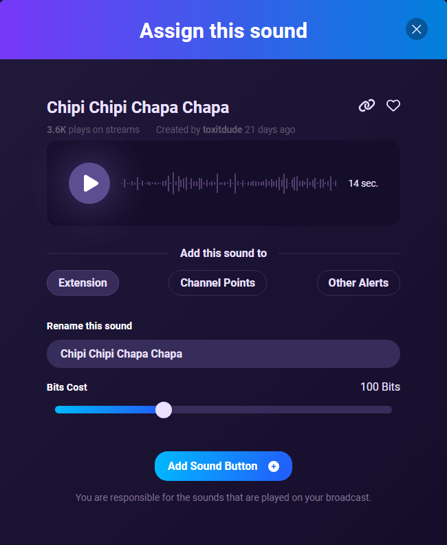 Adding Sound Buttons - Sound Alerts Help