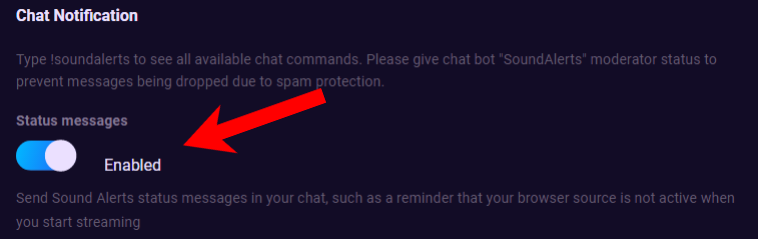 Sound Alerts Chatbot - Sound Alerts Help