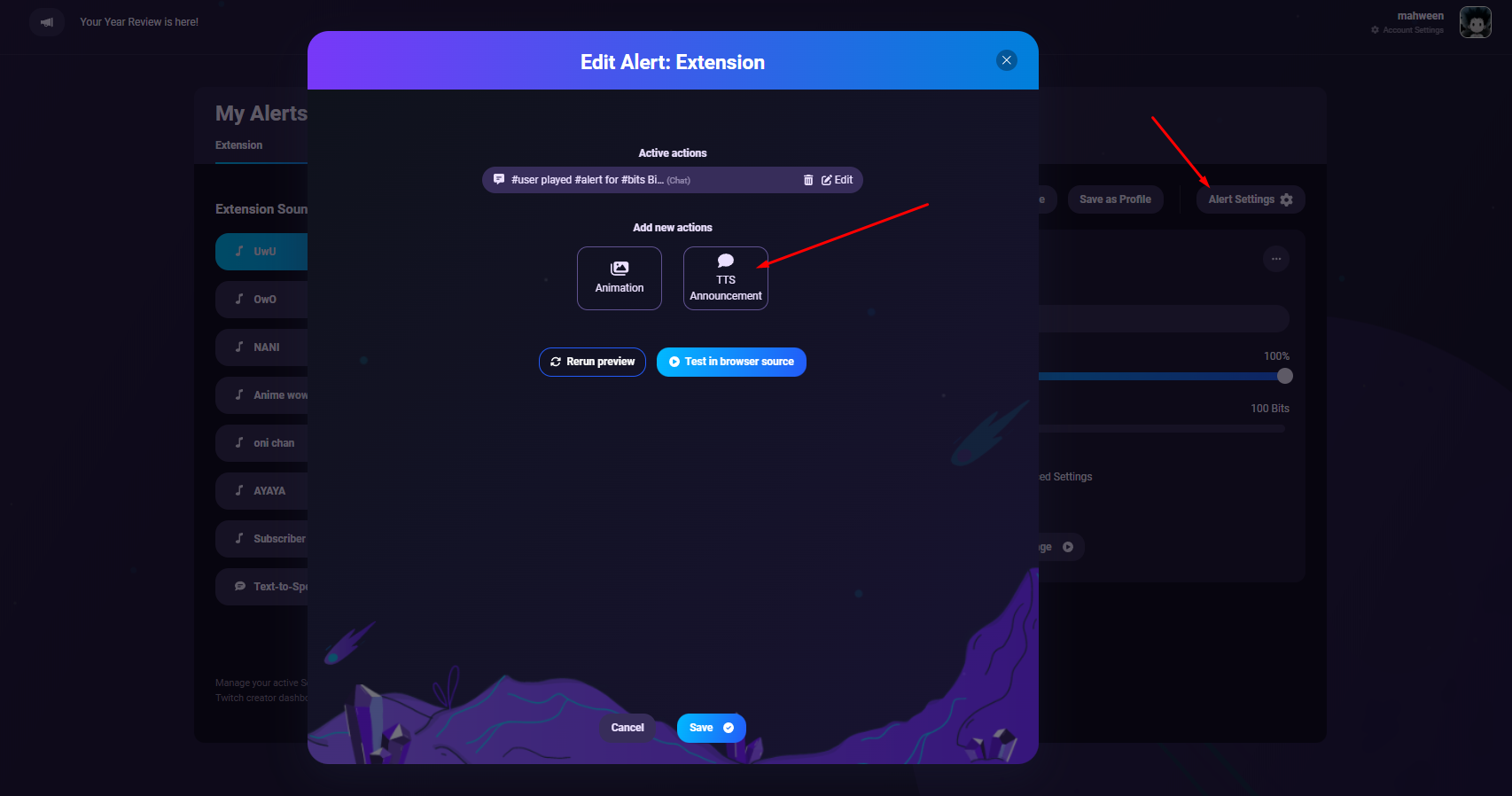 How do I set up Text-to-Speech Alerts for Sound Alerts? - Sound Alerts Help