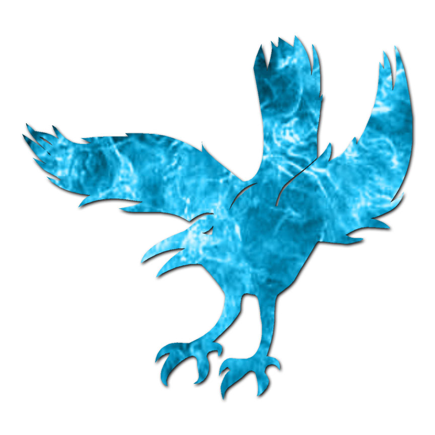 Angry Crow Raven Bird - Decal Sticker - Multiple Patterns & Sizes ...