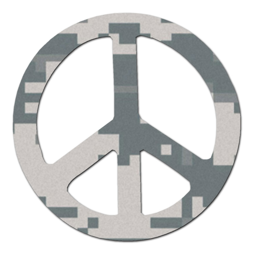 Peace Sign - Vinyl Decal Sticker - Multiple Patterns & Sizes - ebn941 ...
