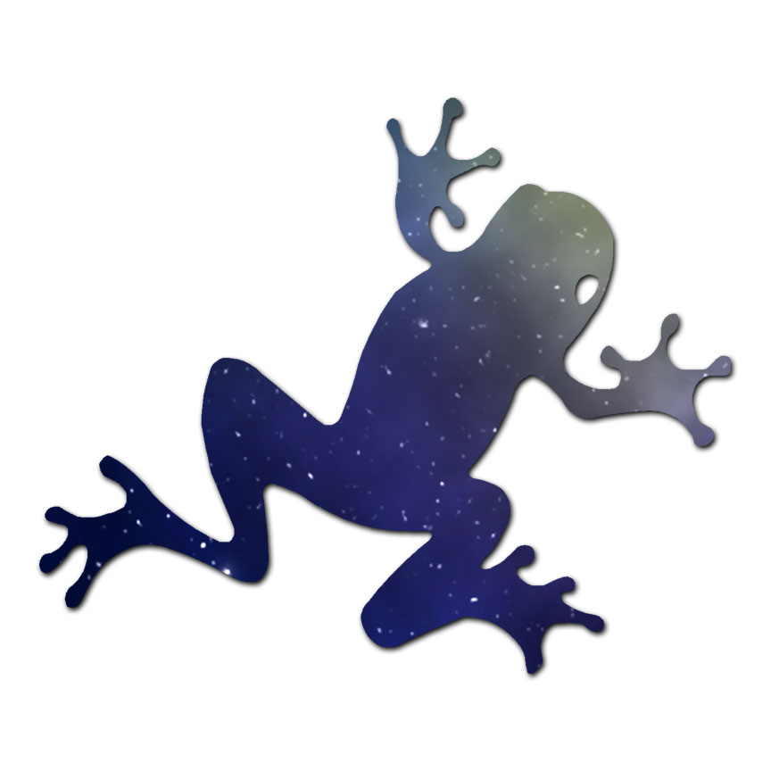 Frog Cute Toad - Vinyl Decal Sticker - Multiple Patterns & Sizes ...