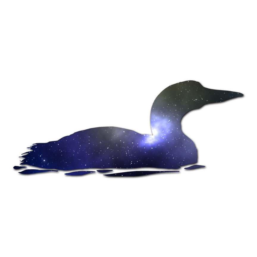 Loon Diver Duck - Vinyl Decal Sticker - Multiple Patterns & Sizes ...