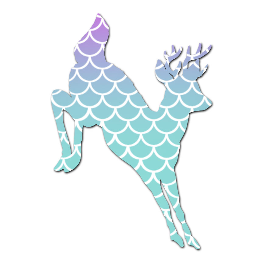 Deer Buck Doe - Vinyl Decal Sticker - Multiple Patterns & Sizes ...