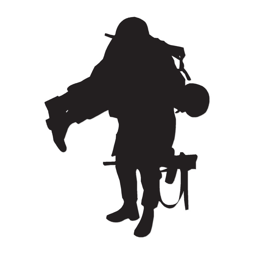 Soldier Army Wounded - Decal Sticker - Multiple Colors & Sizes ...