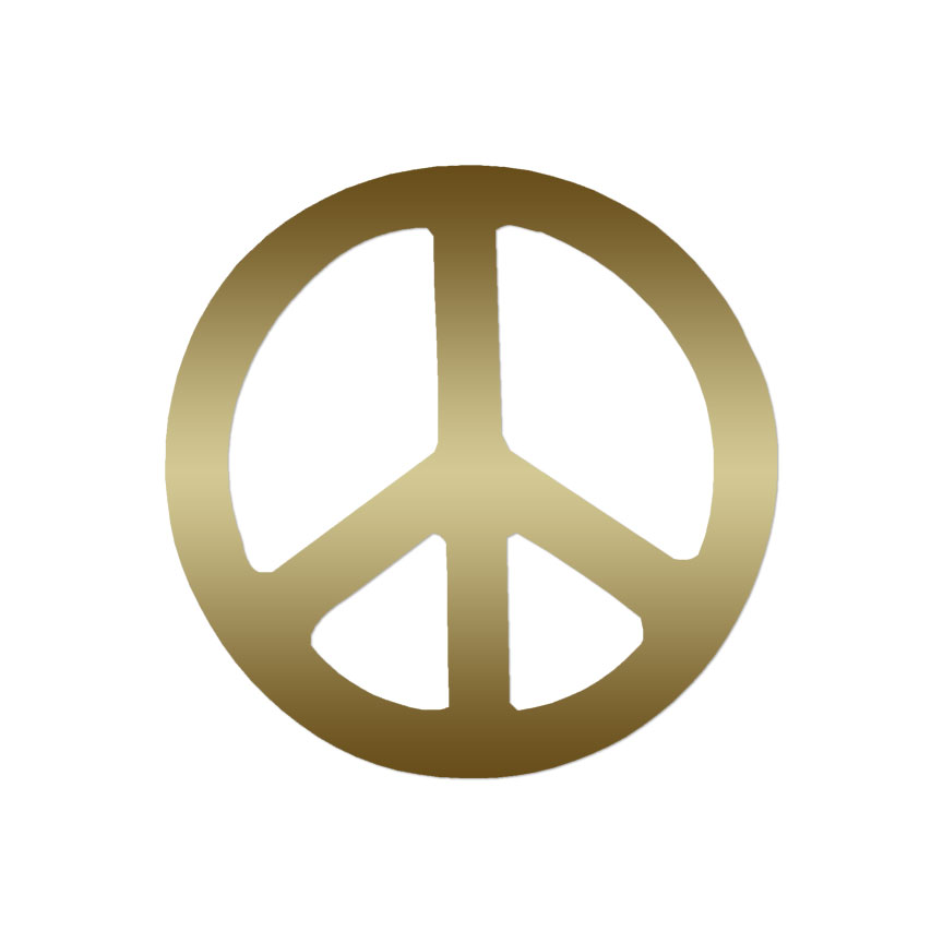 Peace Sign - Vinyl Decal Sticker - Multiple Color & Sizes - ebn941 | eBay
