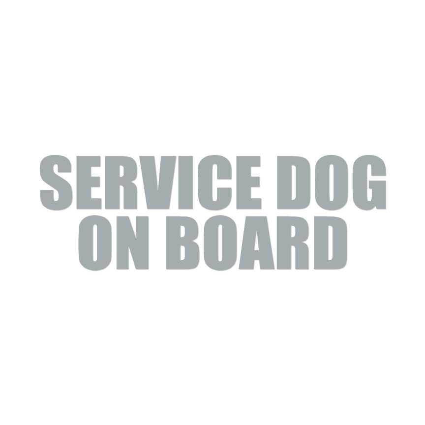 Electronics & Accessories Decals & Skins Service Dog On Board Decal 5 ...
